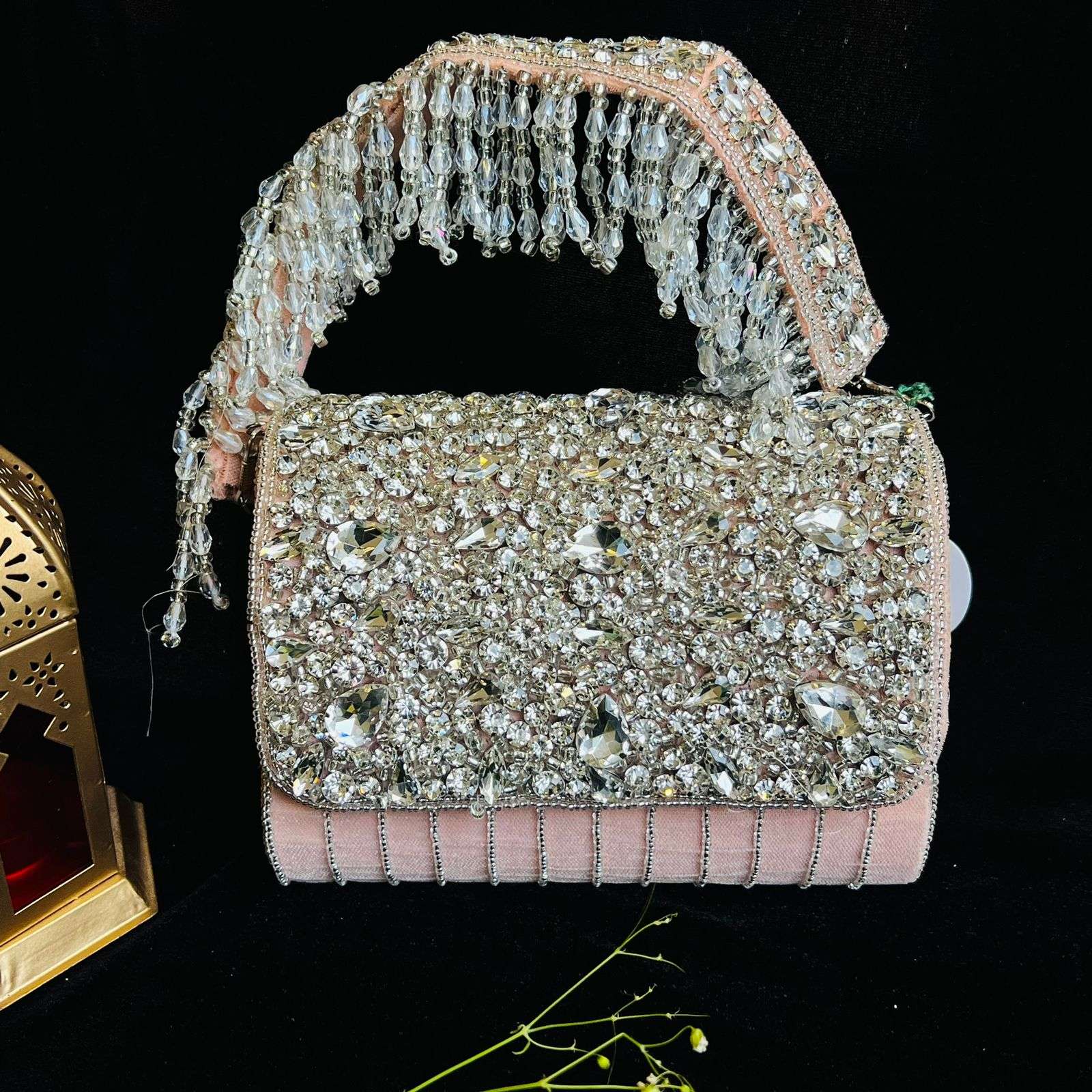 vs crystal stone bag